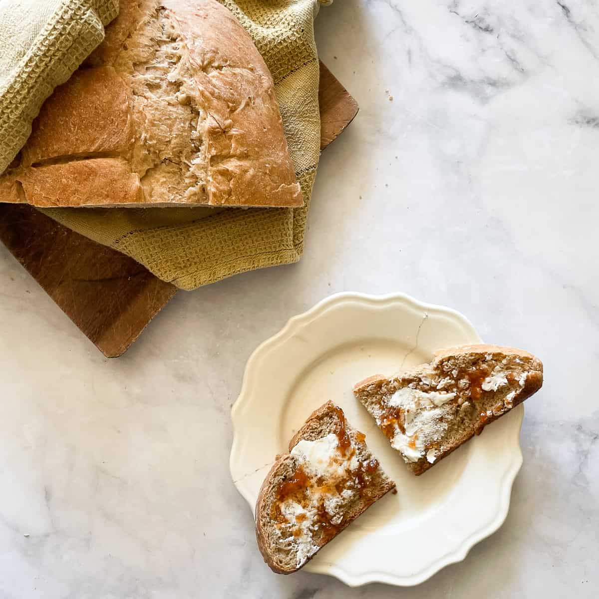 Leftover Porridge Bread | Cucina Nicolina